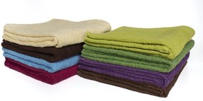 Bavlněný ručník Hera 50x100 cm I fialový