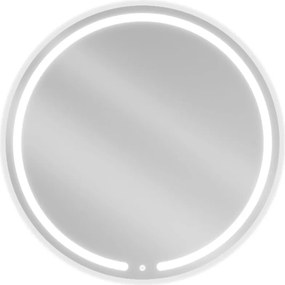 Mexen Rose kulaté osvětlené koupelnové zrcadlo, 90 cm, LED 6000K, proti mlze - 9810-090-090-611-00