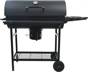 Cattara Gril BARREL MID na dřevěné uhlí / Rošt 70 x 35 cm / teploměr /