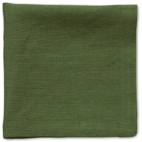 TULULUM Lněné ubrousky - zelené, 40 x 40 cm, 2 ks v sadě