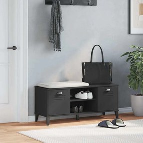 vidaXL Lavice s botníkem VIKEN 106 x 35 x 45 cm kompozitní dřevo [374933] Barva: anthracite grey