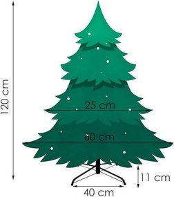 Vánoční stromek Jedle zelená 120 cm