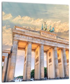 Obraz - Braniborská brána, Berlín, Německo (30x30 cm)