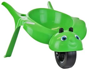 KHW Rolling Bee apple green - dětské zahradní kolečko, plastové zelené