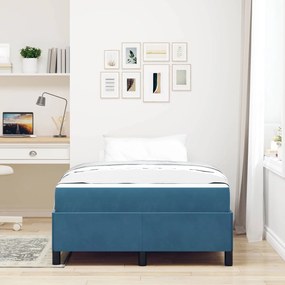 Rám postele Tmavě modrá 120 x 200 cm textil 3399058