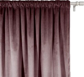 Závěs do dětského pokoje VELVET Zvolte barvu: Starorůžová, Zvolte rozměr: 140 x 160 cm (šířka x výška)