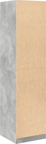 Šatní skříň betonově šedá 50 x 50 x 200 cm dřevotříska 3307714