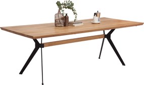 XXXLutz JÍDELNÍ STŮL, divoký dub, černá, barvy dubu, 220/100/76 cm Linea Natura - Jídelní stoly - 002748005701