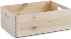 Zeller úložný box  dřevěný, 40x30x15cm