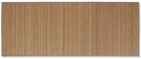 Obdélníková hnědá bambusová rohož/koberec | 80x300 cm