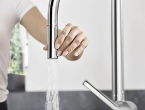 Hansgrohe M54, dřezová baterie Talis s výsuvnou sprškou, sBox, chromová, 72801000