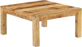 Konferenční stolek 80 x 80 x 40 cm masivní mangovníkové dřevo 246701