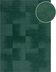 Flair Rugs, Kusový koberec Demi Check Ombre Green, 200x290, zelená, ložnice