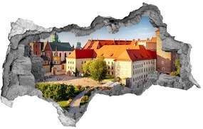 Wallmuralia Fototapeta díra na zeď 3D Krakov Polsko 95x73 cm