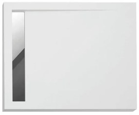 Polimat Obdélníková akrylátová sprchová vanička West New 110x90 (120x100) W Barva: Bílá, Rozměry (cm): 120x100