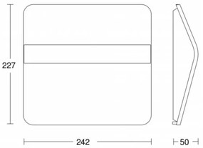 STEINEL 007140 - LED Solární domovní číslo XSolar LH-N LED/0,03W nerez IP44