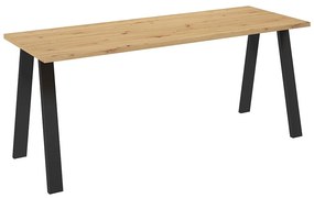 Jídelní stůl industriální Kleo - 185x67 cm - artisan