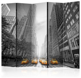 Paraván - New York - yellow taxis II [Room Dividers]