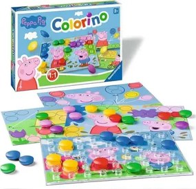Ravensburger Colorino Prasátko Peppa / Mozaika / výuka barev / 40 knof