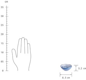 Butlers ARTISAN Miska na dip 95 ml - modrá
