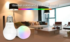 LED Solution Mi-Light MiBoxer RF LED žárovka RGB+CCT 6W E27 FUT014