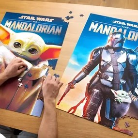 TREFL Puzzle Premium Plus Star Wars: Mandalorian - Grogu / 1000 dílků
