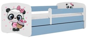 Dětská postel Babydreams panda modrá