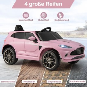 Costway 12 V Aston Martin DBX dětské auto s 2,4 G dálkovým ovládáním 1,4-2,5