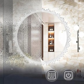 Tutumi Tutumi, kulaté LED zrcadlo 80cm X013, HOM-02694