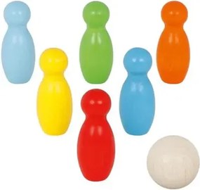 GOKI Dřevěné mini kuželky / od 3 let