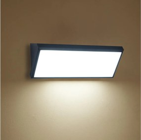 Brilagi - LED Venkovní nást. svítidlo se senz. TRIANGLE LED/42W/230V černá IP65