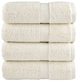 Premium ručníky SOLUND 4 ks krémové 30 x 50 cm 600 g/m² 137471