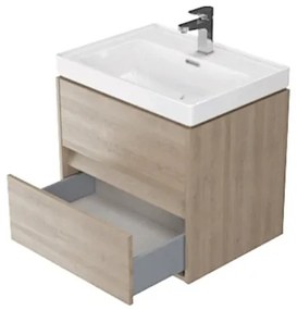 Cersanit S924-008 - Koupelnová skříňka pod umyvadlo CREA 59,4x44,7 cm dub