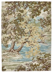 Vlněný kusový koberec Sanderson Ancient Canopy fawn olive green 146701 Brink & Campman 250 x 350