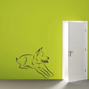 Samolepka na zeď - Pes (60x50 cm) - PopyDesign