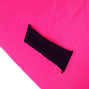 Nafukovací sedací vak, lazy bag LEBAG nylon růžový