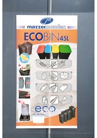 B2B Partner Odpadkový koš (š x h x v): 37 x 36,5 x 51,5 cm, 45 l, víko: modré