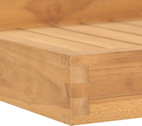 vidaXL Servírovací podnos 60 x 60 cm masivní teakové dřevo [315458]