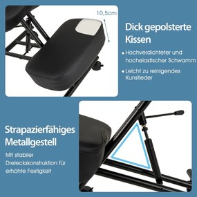 Costway Ergonomické klečící křeslo se šikmým sedákem pro úlevu od bolesti