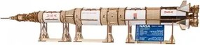 Ugears 3D dřevěné mechanické puzzle NASA, Saturn V