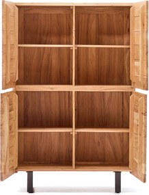Komoda z masivu akácie v přírodní barvě 100x155x40,5 cm Uxue – Kave Home