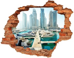 Wallmuralia Fototapeta díra na zeď Marina Dubaj 90x70 cm