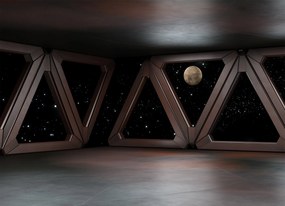 Malvis ® 3D tapeta Vesmírná stanice Vel. (šířka x výška): 216 x 140 cm