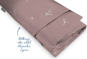 Perkálové bavlněné povlečení Dotek křídel - GOTS Velikost: 140 x 200 + 70 x 90