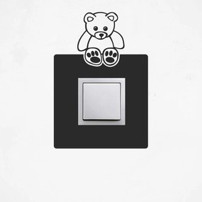 Samolepka na vypínač - Medvídek - PopyDesign