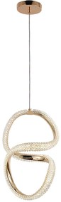 Toolight Toolight, LED závěsné svítidlo 24W, 4000K, G077-3CPR, zlatá, OSW-08667