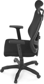 Ergonomická kancelářská židle ORVIN - černá síťovina