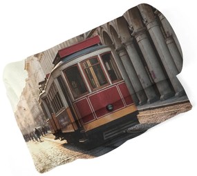Sablio Deka Historická červená tramvaj - 150x120 cm