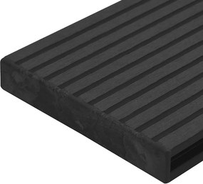 Koncové krytky 10 ks černé plast 149003