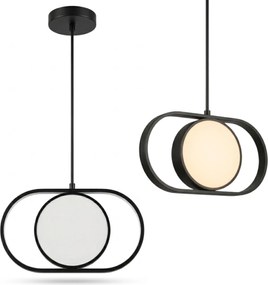 Toolight Toolight, LED závěsné svítidlo 18W, 4000K, APP1554-CP, černá, OSW-05662